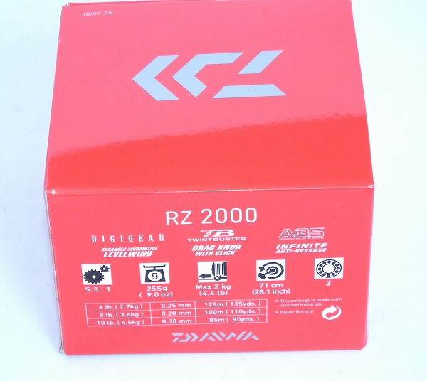 海外モデル】 ダイワ 16 RZ2000 S／G （AD）＊}：${スピニングリール 小}｜ダイワ 日本未発売、国内未発売、海外限定 釣具の ...